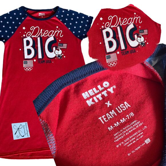 Hello Kitty | Pajamas | Hello Kitty X Team Usa Dream Big Nightgown Kids ...